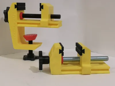 Table Vise - 100% 3D printed - Clamp-on vise by AD-Concept MakerWorld ...