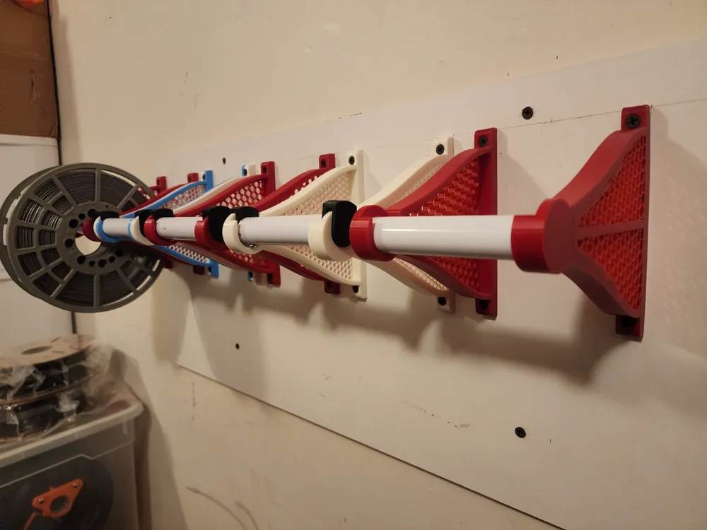 Wall Fillamant Spool Mount by priyan776 - MakerWorld
