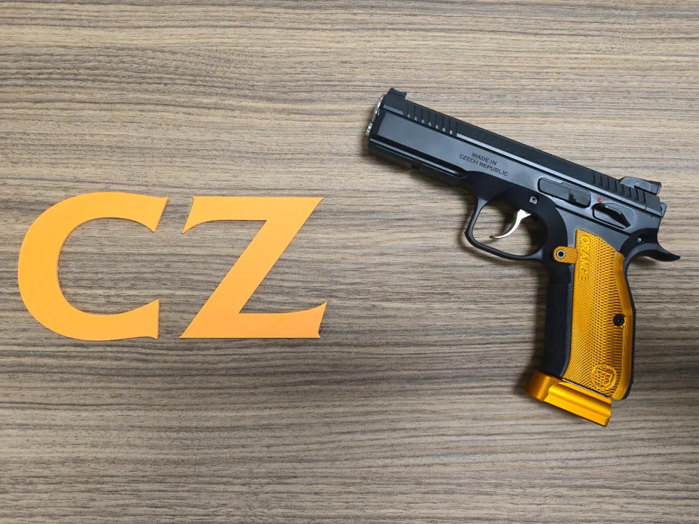CZ Česká Zbrojovka logo for decorative purposes by kubenos - MakerWorld