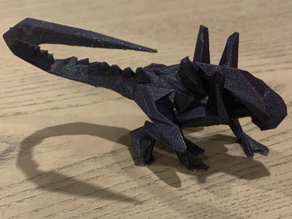 Low Poly Xenomorph - Free 3D Print Model - MakerWorld