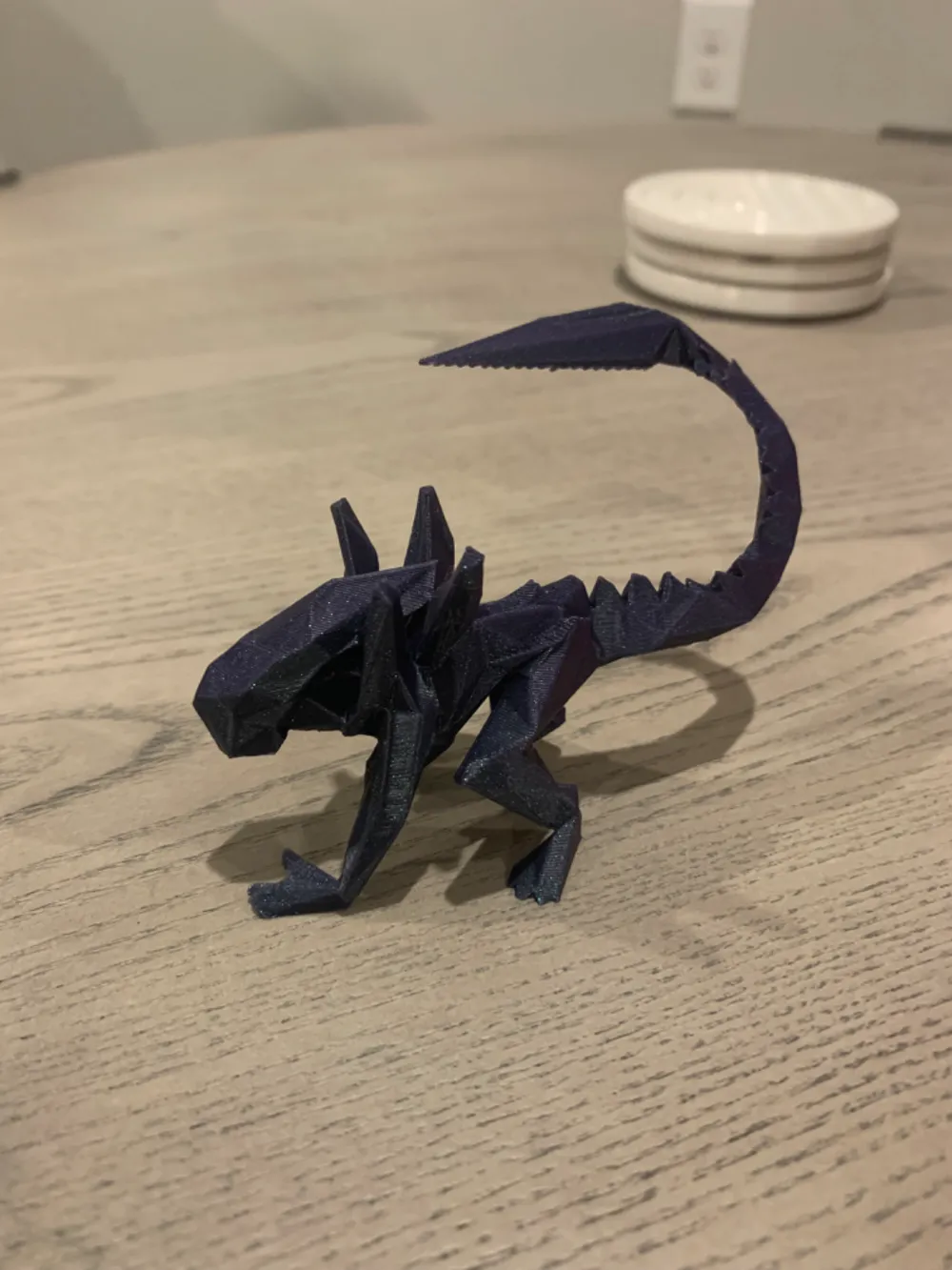 Low Poly Xenomorph - Free 3D Print Model - MakerWorld