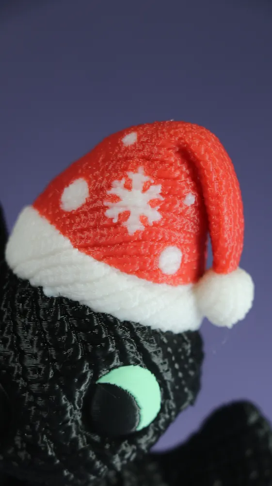 Cute Toothless Night fury Knitted Christmas - 免费 3D 打印模型 - MakerWorld