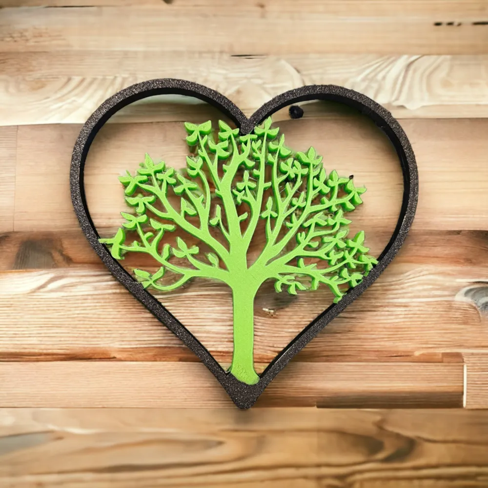 Tree of life Heart by shamrockwood315 - MakerWorld