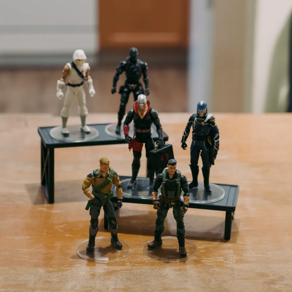 Actionfigure/Collectable Riser Stand for Display - Free 3D Print Model ...