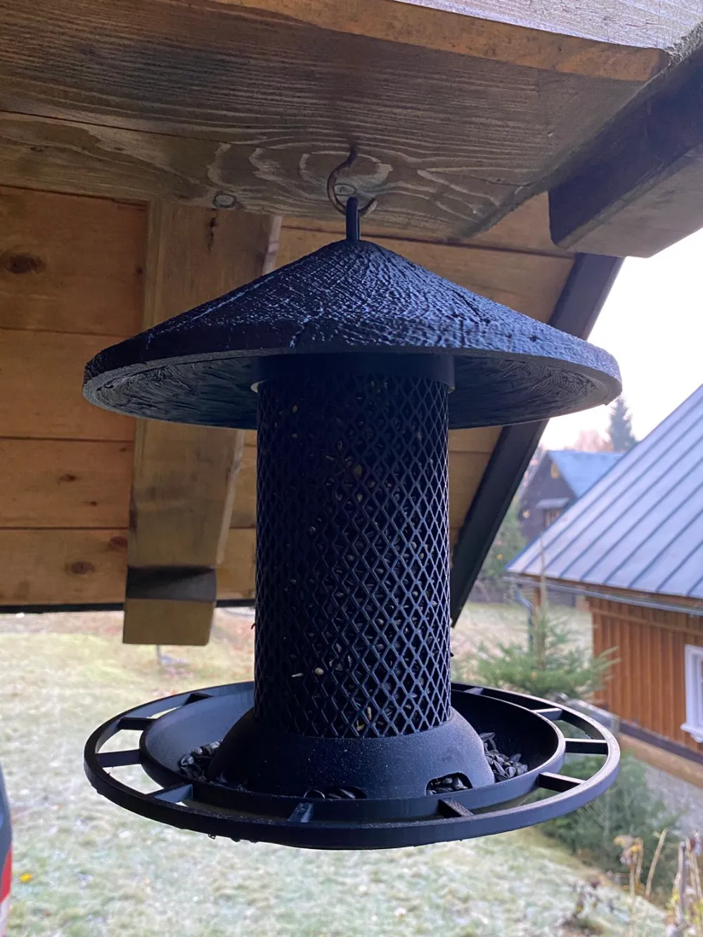 Hanging Bird Feeder by Printcells MakerWorld: Download Free 3D Models