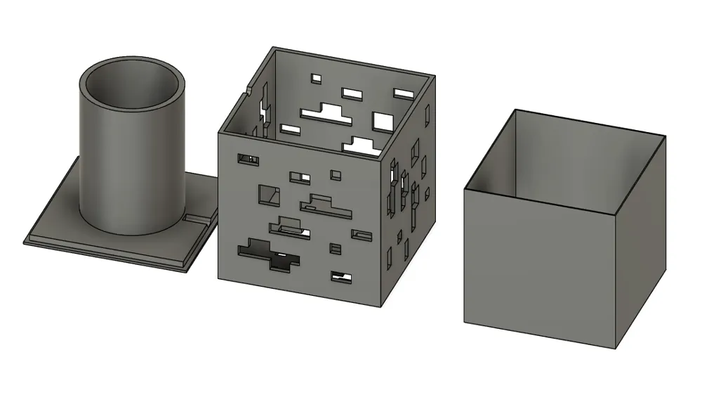 Minecraft ore PC lightbox by OrangeSs - MakerWorld