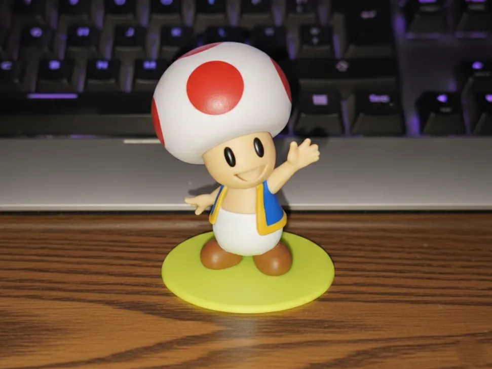 Desktop Toad Buddy High Detail Super Mario Galaxy - Free 3D Print Model ...