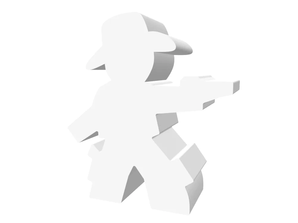 Meeple Cowboy by K-Typ MakerWorld: Download Free 3D Models