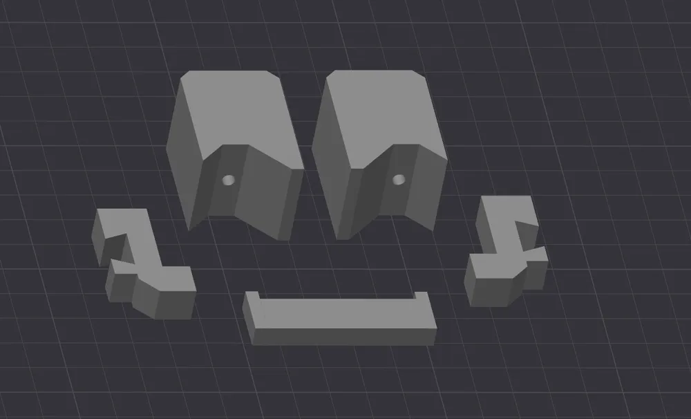 Dual AMS Support with Build Plate Mount & Supports Remixed by ...