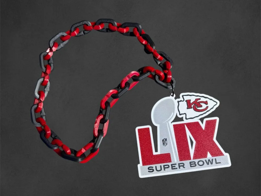 Kansas City Chiefs Super Bowl NFL Big Chain Charm by Munark - MakerWorld