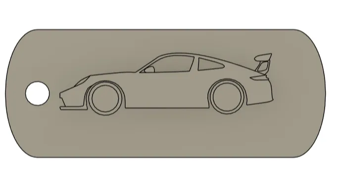 Porsche 911 key chain by Retrc - MakerWorld