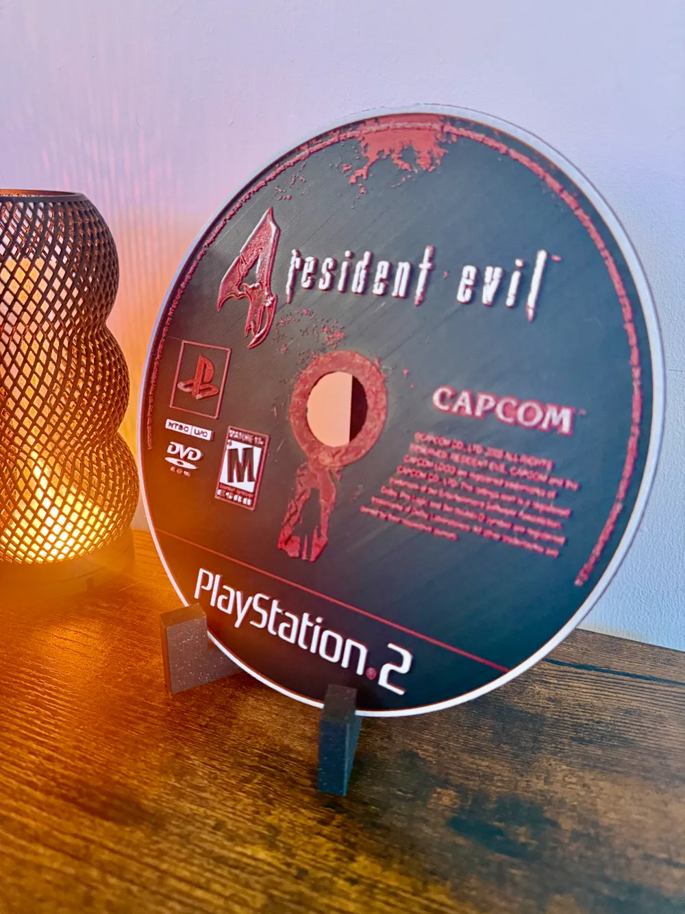 PS2 Disc Wall Art | Resident Evil 4 by LeonScott30 - MakerWorld
