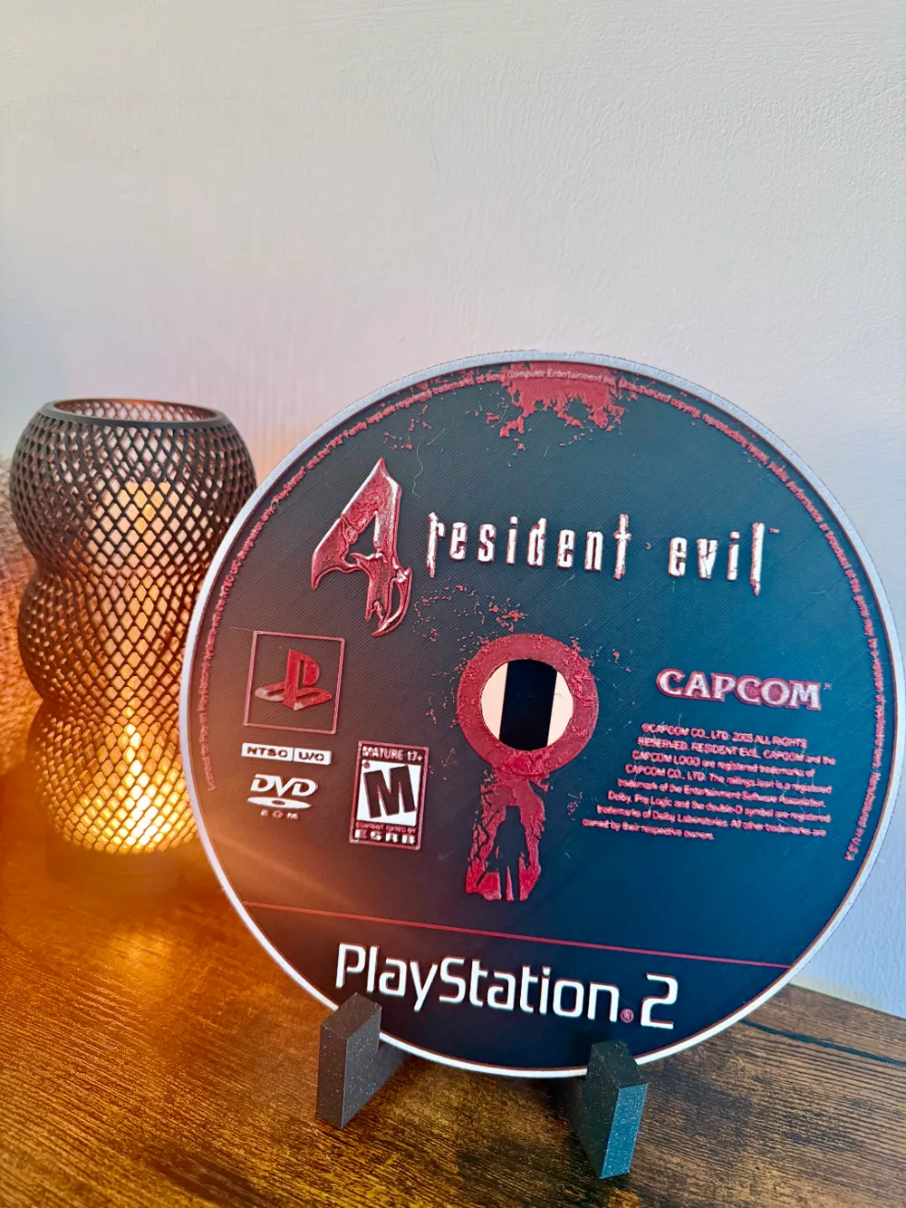 PS2 Disc Wall Art | Resident Evil 4 by LeonScott30 - MakerWorld