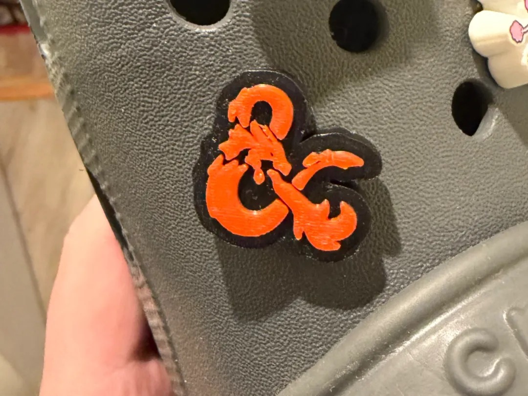 Dungeons & Dragons Croc-Anhänger – Kostenloses 3D-Druckmodell – MakerWorld