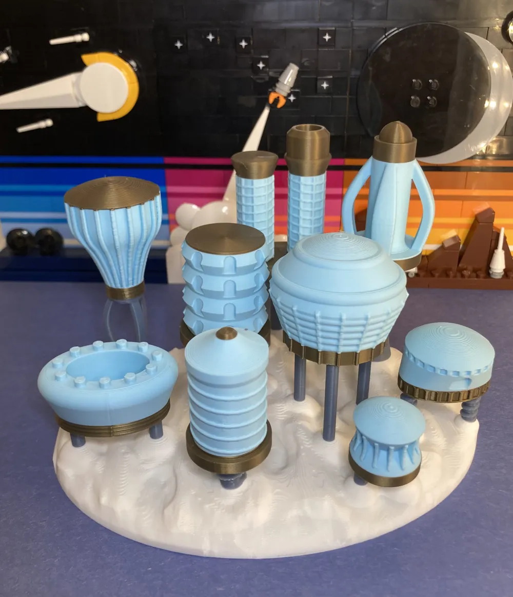 The Jetsons Orbit City and Flying Car by SpacedOut MakerWorld: Download ...