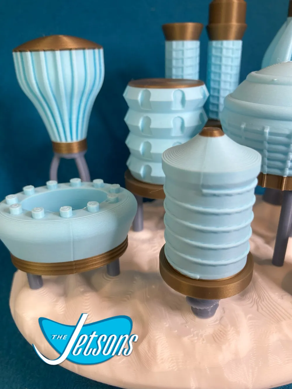 The Jetsons Orbit City and Flying Car - Free 3D Print Model - MakerWorld