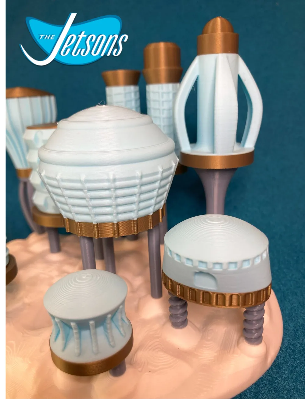 The Jetsons Orbit City and Flying Car - Free 3D Print Model - MakerWorld