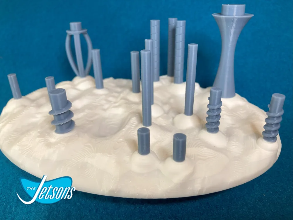 The Jetsons Orbit City and Flying Car - Free 3D Print Model - MakerWorld