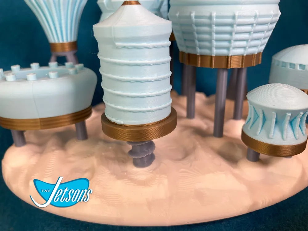 The Jetsons Orbit City and Flying Car by SpacedOut MakerWorld: Download ...
