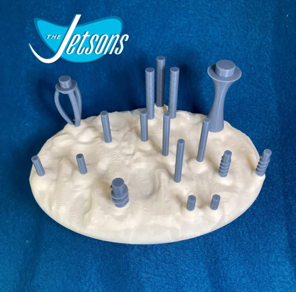 The Jetsons Orbit City and Flying Car - Free 3D Print Model - MakerWorld