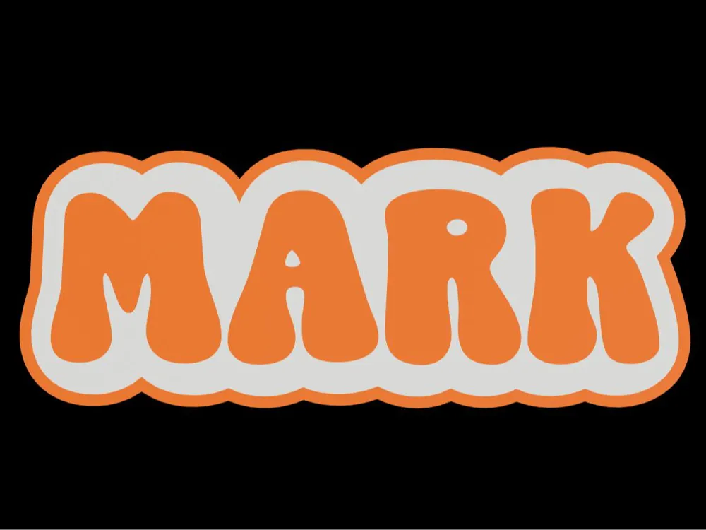 Name Lightbox (Mark) by DREWZUKI - MakerWorld