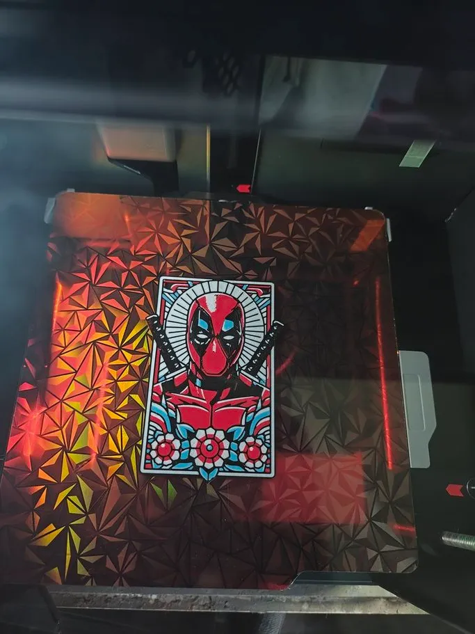 Deadpool Stained Glass Wallart by 3DPrintsForYou - MakerWorld