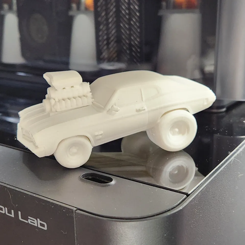 1970 Chevelle Hot Rod "Rat Fink" Style - Free 3D Print Model - MakerWorld