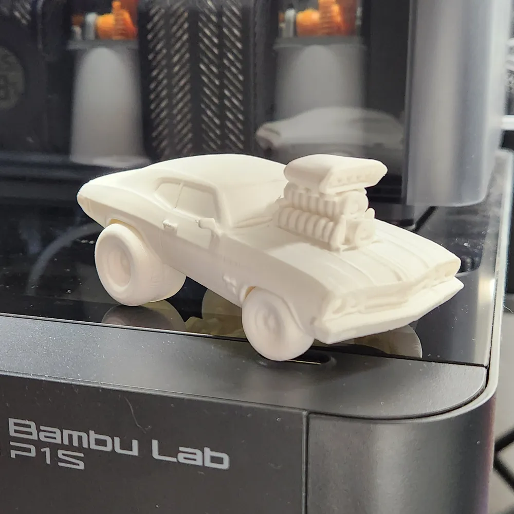 1970 Chevelle Hot Rod "Rat Fink" Style - Free 3D Print Model - MakerWorld