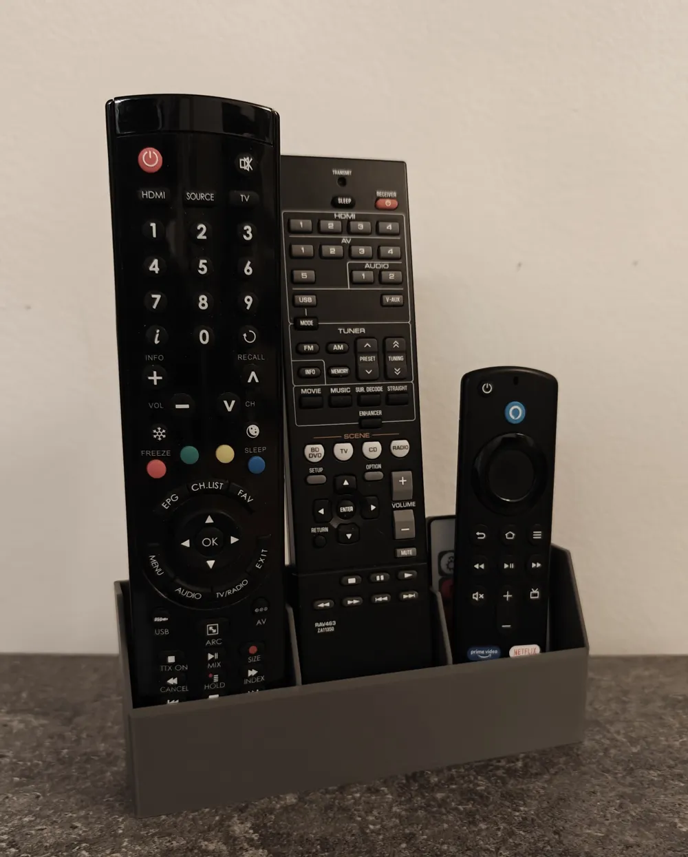 TV Remote Holder - Wall or TV mount by Krieke MakerWorld: Download Free ...