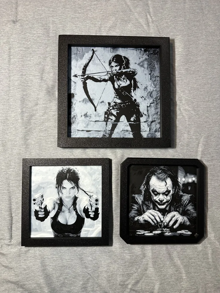 Parametric & Customizable Frame for Hueforge by Hey Ben MakerWorld ...