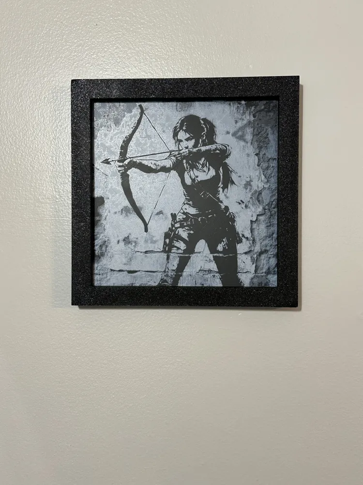 Parametric & Customizable Frame for Hueforge by Hey Ben MakerWorld ...