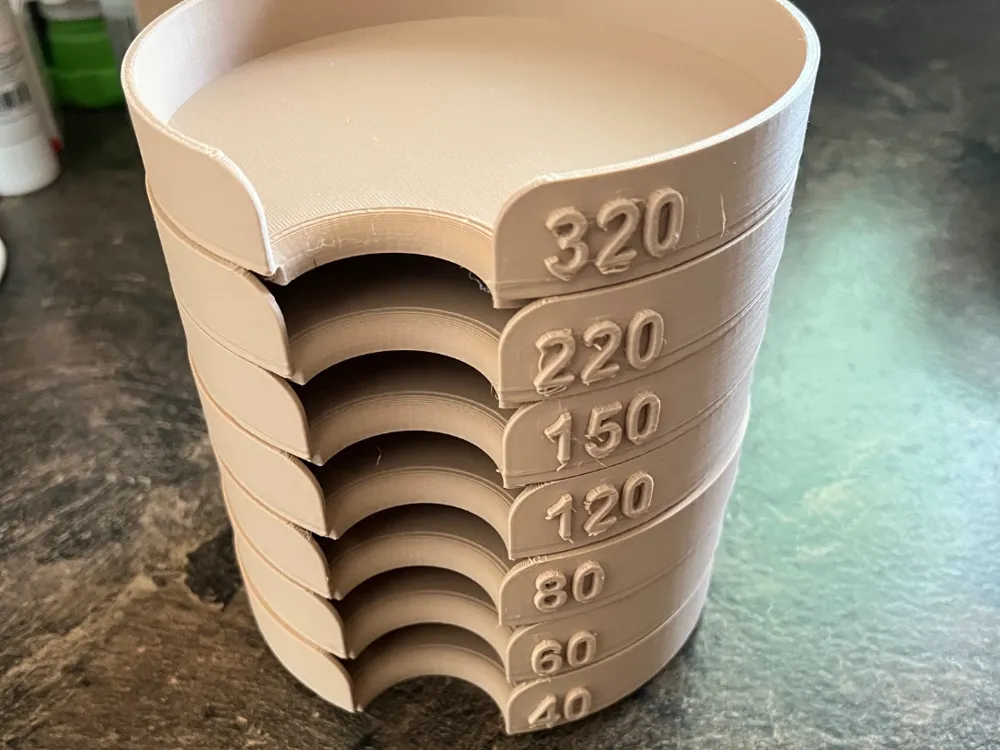 Sanding disk holder - Free 3D Print Model - MakerWorld