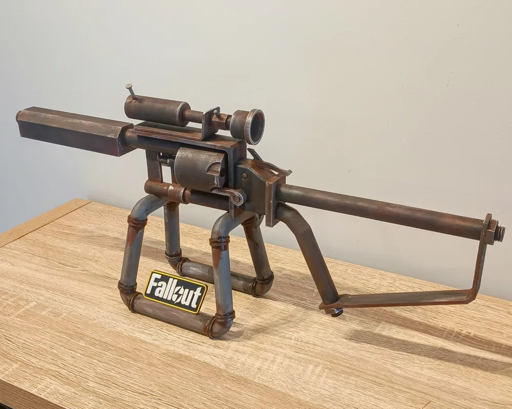 Pipe Stand for WF3Dprinting's Pipe Revolver Rifle by ASTDrones ...