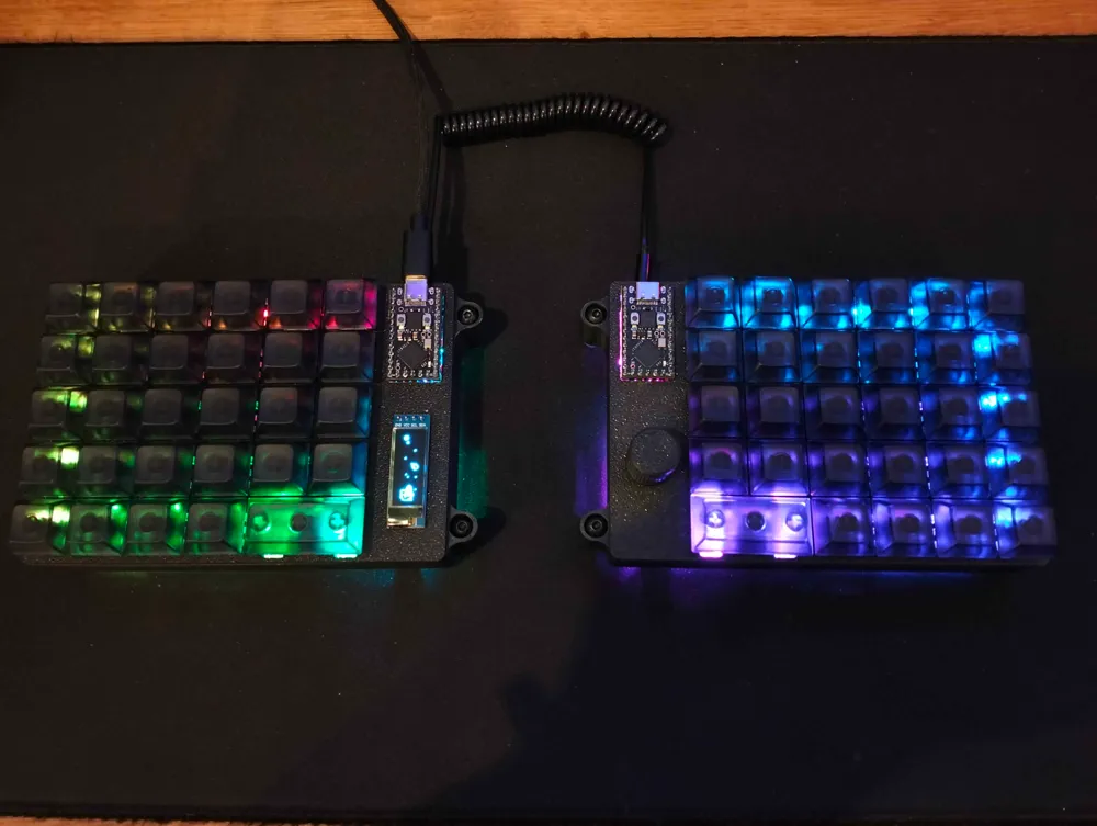 split mechanical ortholinear keyboard by eli MakerWorld: Download Free ...