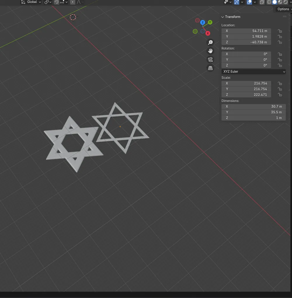 Star of David, Basic star by Bens3ds - MakerWorld