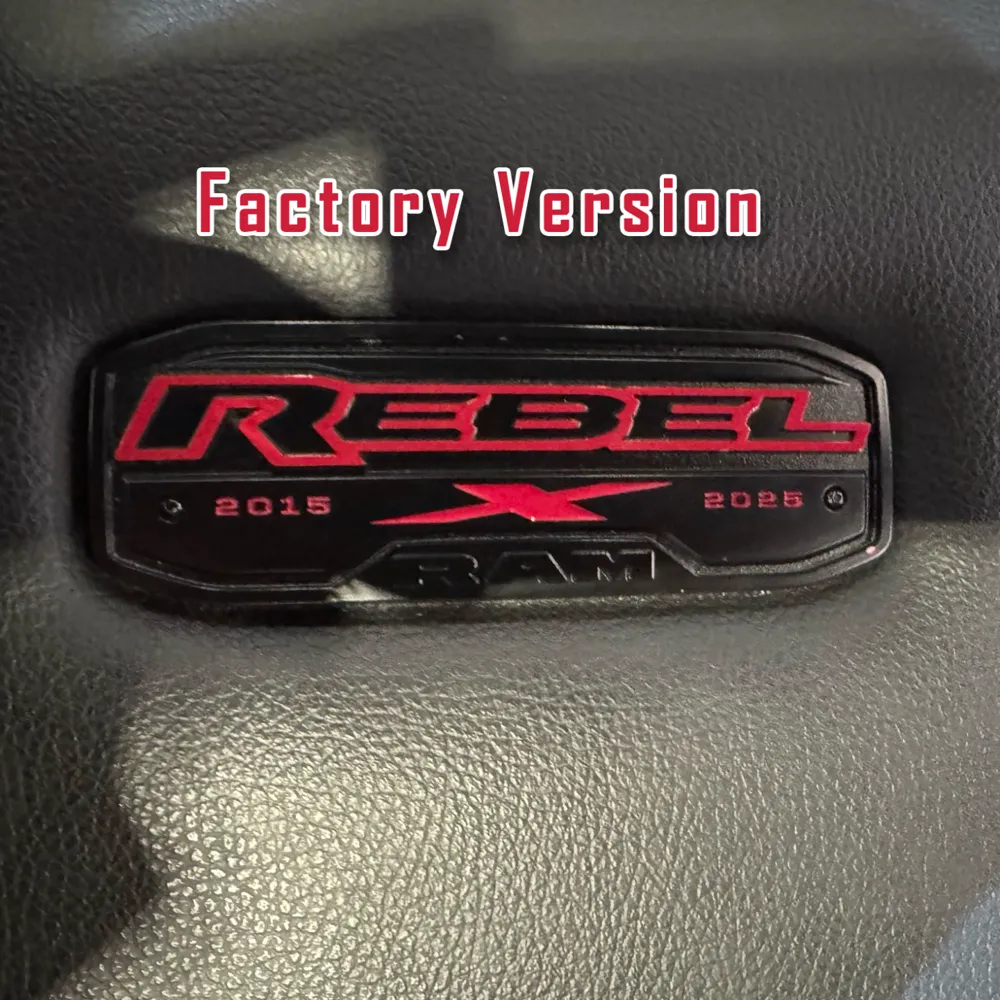 RAM Rebel 10th Anniversary Serial Plate (Replica) - Free 3D Print Model ...