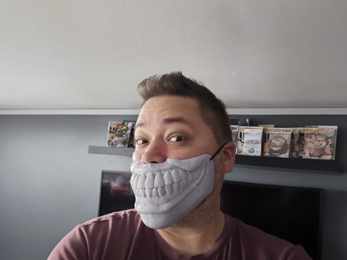 Smiley Face funny mask - Free 3D Print Model - MakerWorld