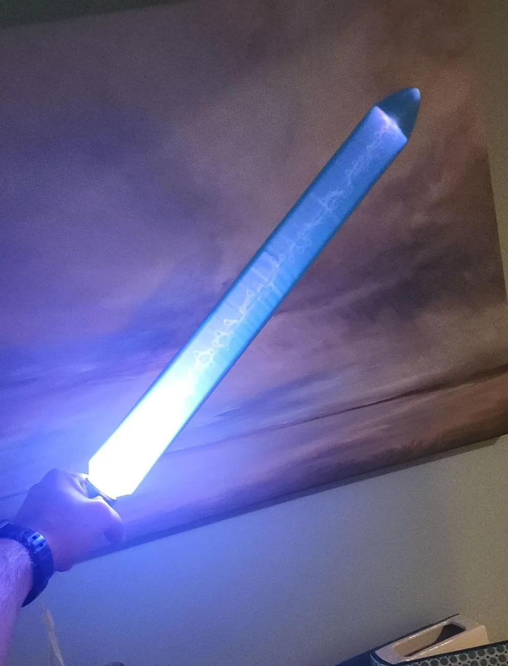 rumi light stick large sword - Free 3D Print Model - MakerWorld