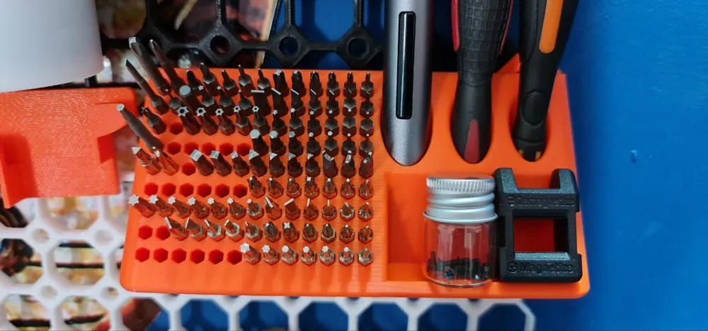 Mini Bit holder for Wowstick 1F+ Pro (Multiboard) by Wall - MakerWorld