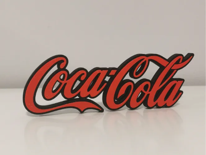 Coca-Cola – 3D Logo Plaque - Free 3D Print Model - MakerWorld