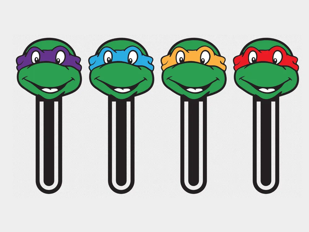 Teenage Mutant Ninja Turtles Bookmarks by neilault - MakerWorld