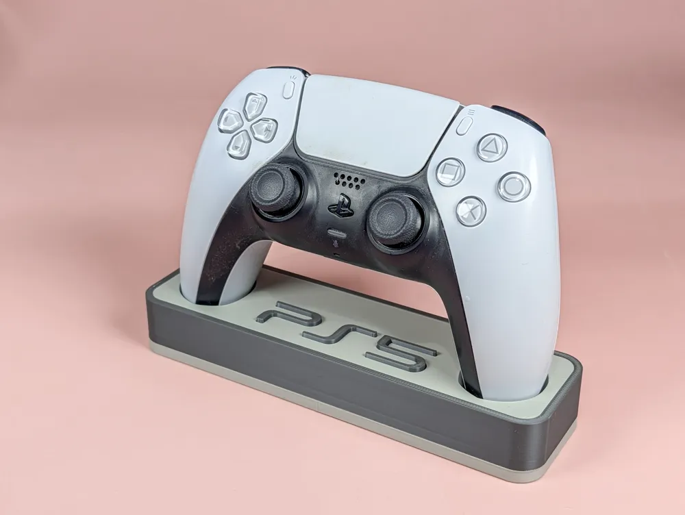 PS5 Controller Stand – PS5 Logo - Free 3D Print Model - MakerWorld