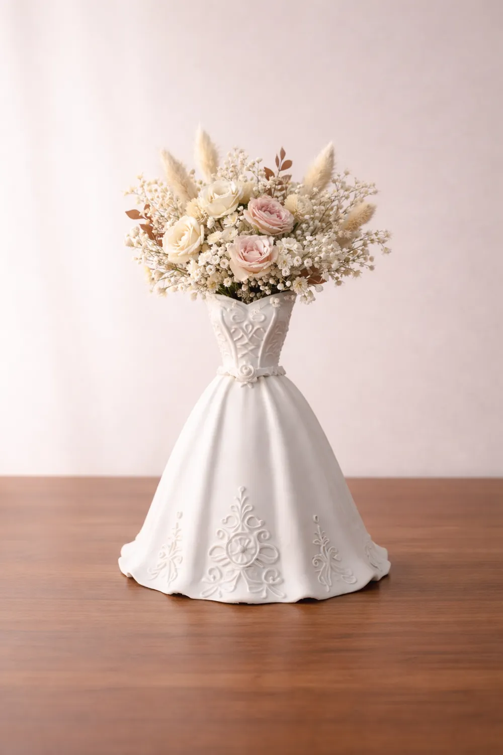Bride Dress Vase - Free 3D Print Model - MakerWorld