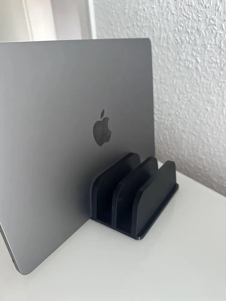 Vertical Laptop & Ipad Stand - Free 3D Print Model - MakerWorld