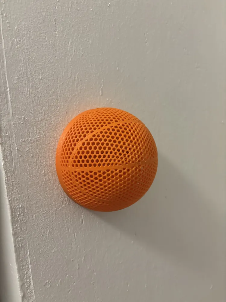 Basketball Piggy Bank Wall-Mounted - Free 3D Print Model - MakerWorld