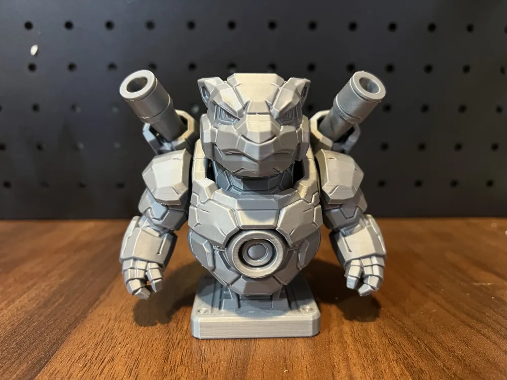 Mecha Pokemon Series｜Blastoise Statue - Free 3D Print Model - MakerWorld
