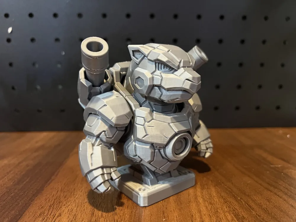 Mecha Pokemon Series｜Blastoise Statue - Free 3D Print Model - MakerWorld