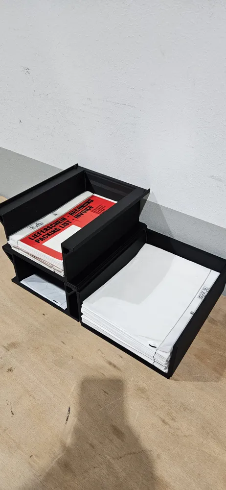 Delivery Note-Invoice Stackable Tray by da_max MakerWorld: Download ...