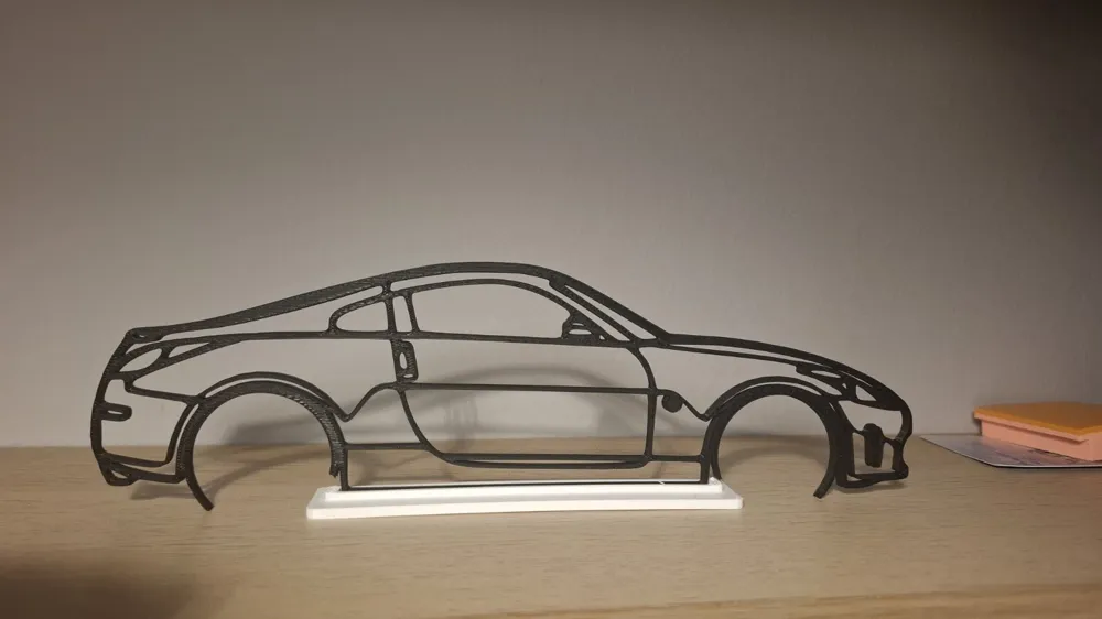 nissan 350z outline wall art Remixed by user_961655310 - MakerWorld