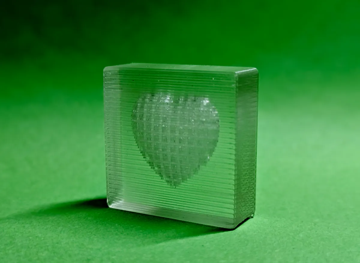 Transparent Crystal - Heart - Free 3D Print Model - MakerWorld